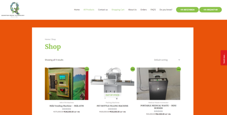 Quantum Green Technology - WebSite Design and Development Company Coimbatore - Pixel Perfect